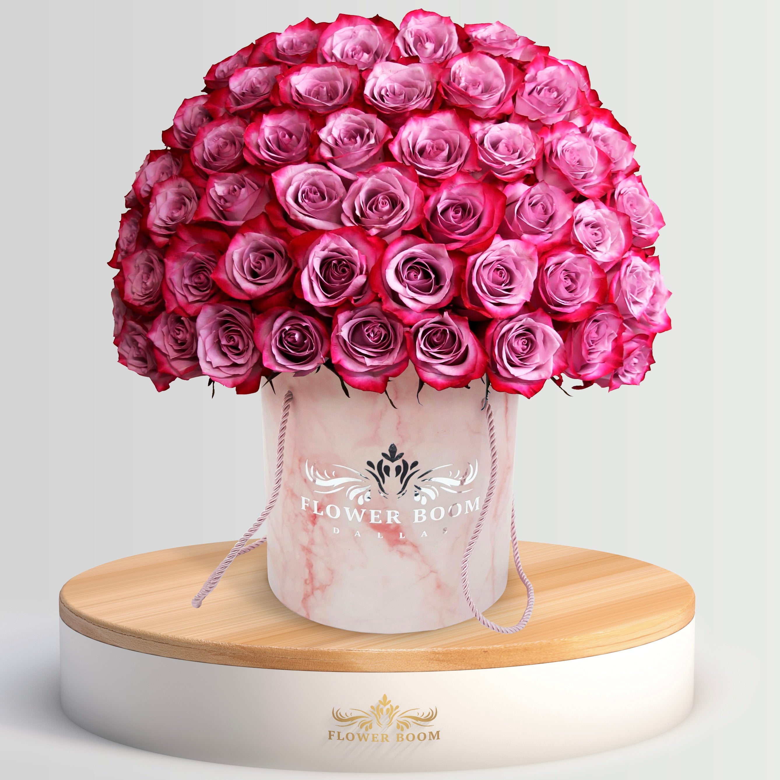 Dark Purple Roses Bouquet