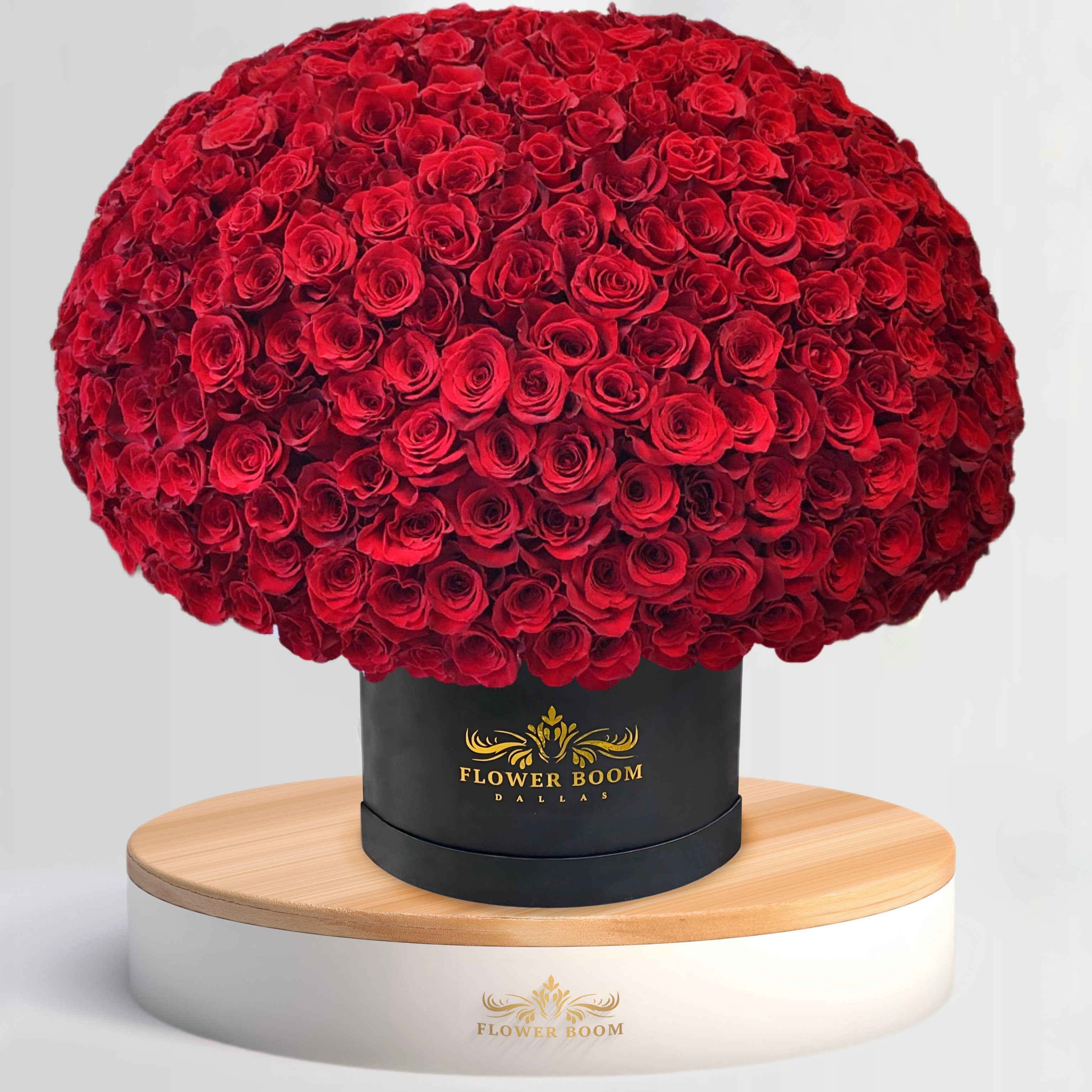 300 Red Roses in a Box - Anniversary Flowers | Delivery in Dallas